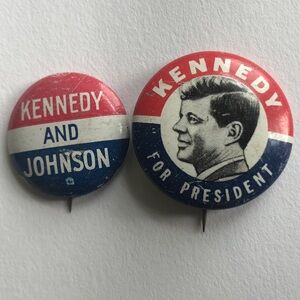 Accessories | Vintage John F Kennedy Buttons Lot Of 2 | Poshmark